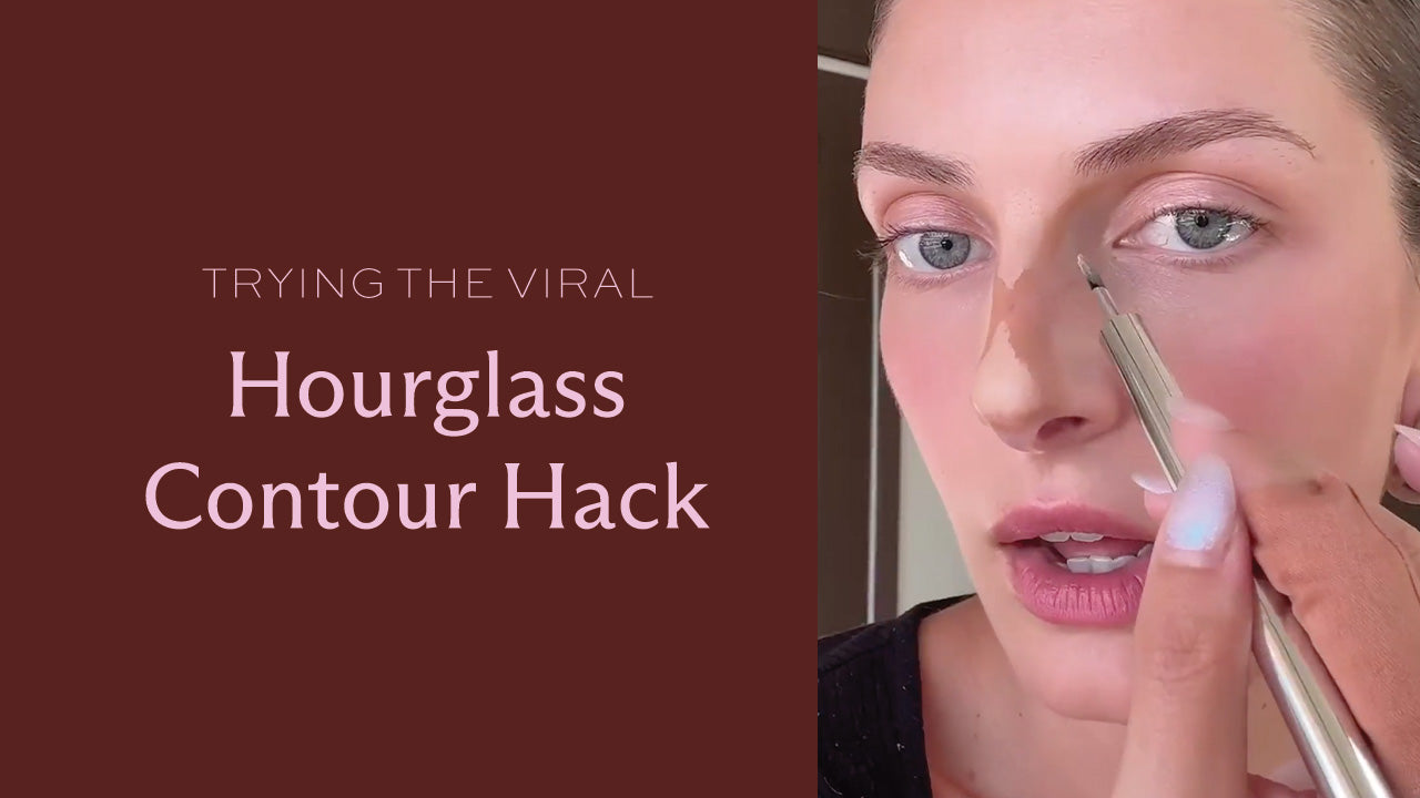 Trying the viral hourglass contour hack. – Subtl Beauty