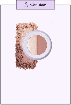 2-In-1 Eyeshadow Pallette | Build Your Own Cosmetics | Subtl Beauty